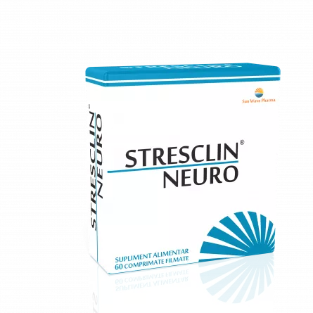 Stresclin Neuro, 60 comprimate, Sun Wave Pharma SUN WAVE PH...