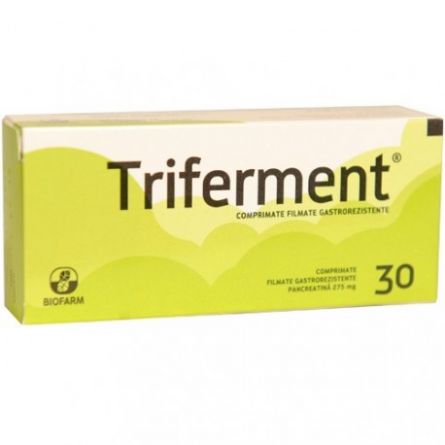 Triferment, 30 comprimate gastrorezistente, Biofarm BIOFARM...