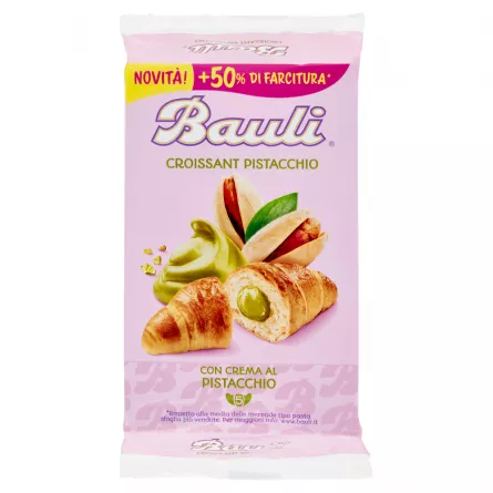 Croissant Bauli umplut cu crema de fistic