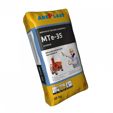 Mortare pentru tencuieli Mortar de tencuiala la exterior Ade...