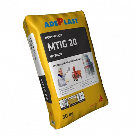 Mortare pentru tencuieli Mortar glet Adeplast MTIG 20 30kg 1...