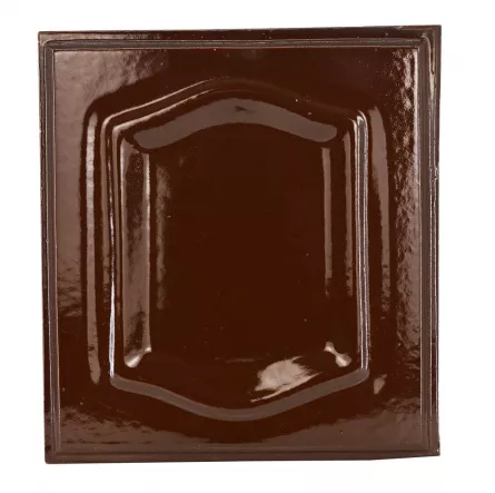 Teracota Placa medalion (placa mare) teracota culoare castan...