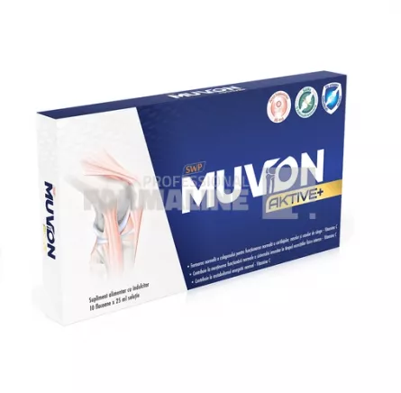 Muvon Aktive Plus solutie buvabila 10 fiole x 25 ml - la pret mic ...