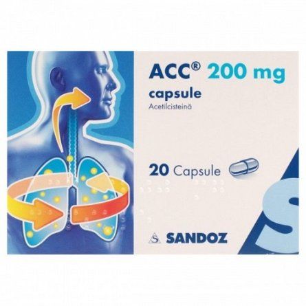 ACC 200 mg 20 capsule - la pret mic | Pfarma.ro