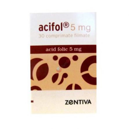 ACIFOL 5 mg x 30 COMPR. FILM. 5mg ZENTIVA S.A. - Vezi prospectul ...