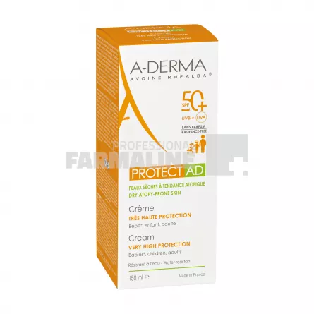 A-Derma Protect AD Crema piele cu tendinta atopica SPF50+ 150 ml - la ...