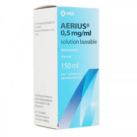 AERIUS 0,5mg/ml X 1 SOL. ORALA 0,5mg/ml N.V. ORGANON - Vezi prospectul ...