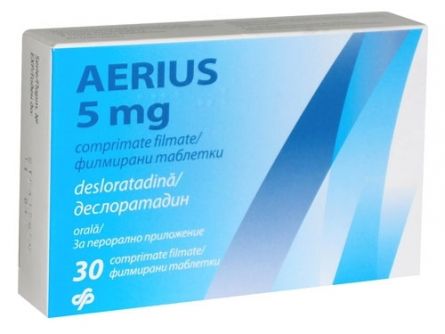 AERIUS 5 mg X 30 COMPR. FILM. 5mg MERCK SHARP & DO