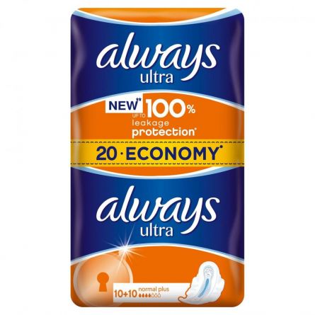 Always Ultra Normal Plus Duo Absorbante 20 bucati - la pret mic | Pfarma.ro