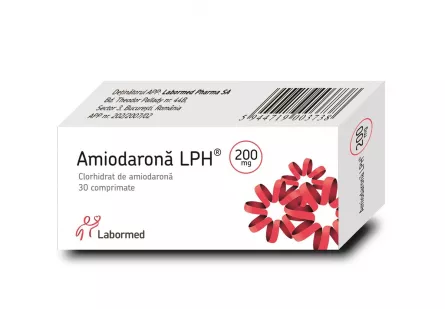 AMIODARONA LPH 200 mg x 30 COMPR. 200mg LABORMED PHARMA SA - Vezi ...