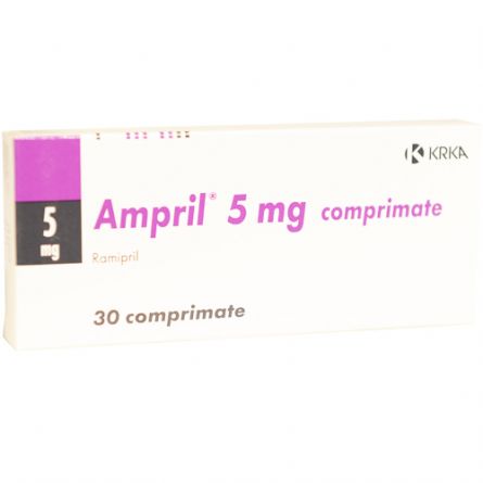 AMPRIL 5 mg x 30 COMPR. 5mg KRKA D.D. NOVO MESTO - Vezi prospectul ...