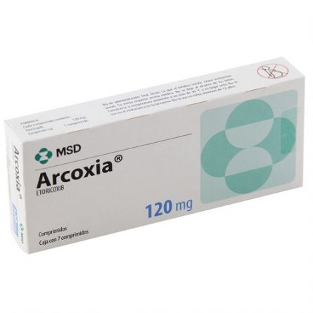 ARCOXIA 120 mg x 7 COMPR. FILM. 120mg MERCK SHARP & DOHME - Vezi ...