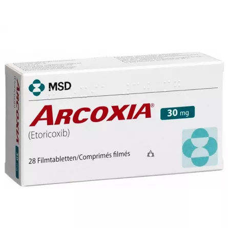 ARCOXIA 30 mg X 28 COMPR. FILM. 30mg MERCK SHARP & DO - Vezi prospectul ...