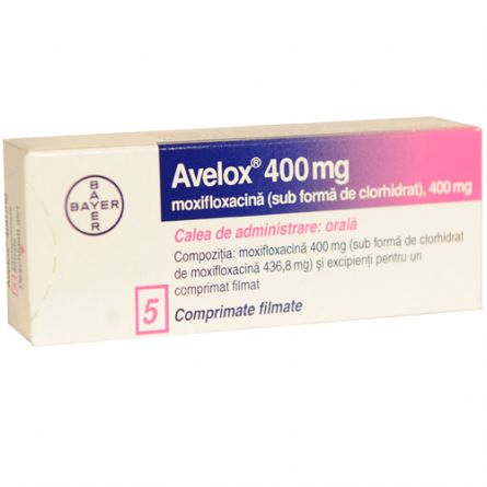 AVELOX« 400 mg X 5 COMPR. FILM. 400mg BAYER AG - Vezi prospectul ...
