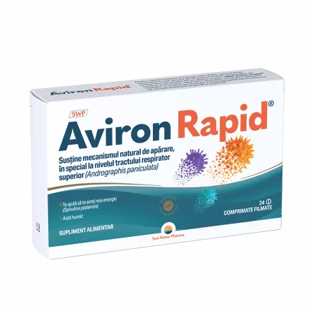Aviron rapid 24 comprimate filmate - la pret mic | Pfarma.ro