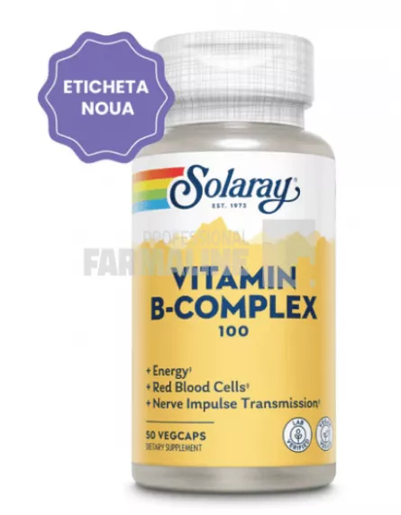 B-Complex 100 mg 50 capsule - la pret mic | Pfarma.ro