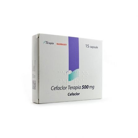 CEFACLOR TERAPIA 500 mg x 15 CAPS. 500mg TERAPIA SA - Vezi prospectul ...