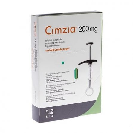 CIMZIA x 2 SOL. INJ. IN SERINGA PREUMPLUT 200 mg UCB PHARMA SA - Vezi ...