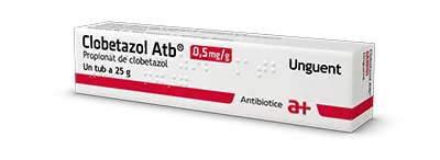 CLOBETAZOL ATB 0,5 mg/g X 1 - 25G UNGUENT 0,5mg/g ANTIBIOTICE SA - Vezi ...