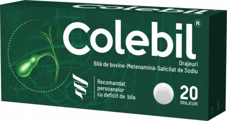 Colebil 20 drajeuri - la pret mic | Pfarma.ro