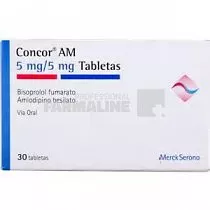CONCOR AM 5 mg/5 mg X 30 - Vezi prospectul | Pfarma.ro