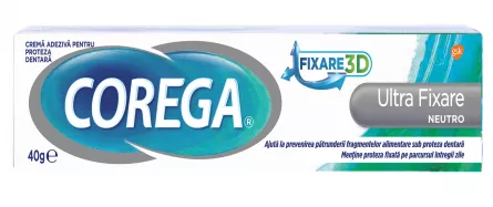 Corega Ultra Fixare Neutro Crema adeziva 40 g - la pret mic | Pfarma.ro