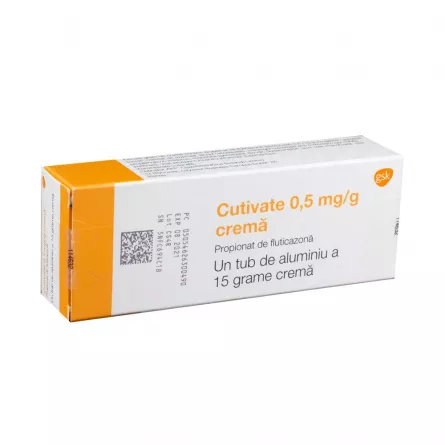 CUTIVATE 0,5mg/g X 1 - CREMA - Vezi prospectul | Pfarma.ro