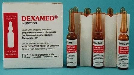 DEXAMED x 10 SOL. INJ. 8mg/2ml MEDOCHEMIE LTD. - Pret 15,73 Lei