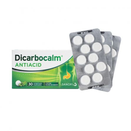 Dicarbocalm, 30 comprimate masticabile | Sanofi