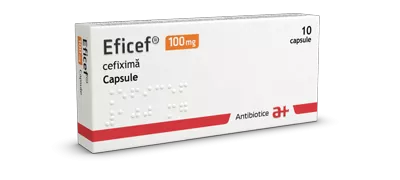 EFICEF 100 mg x 10 CAPS. 100mg ANTIBIOTICE S.A. - Vezi prospectul ...
