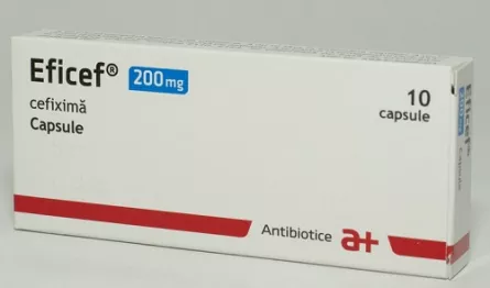 EFICEF R 200 mg x 10 CAPS. 200mg ANTIBIOTICE SA - Vezi prospectul ...