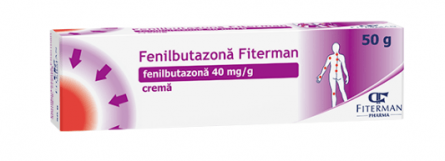 Fenilbutazona Fiterman Crema 40mg/g 50 g - la pret mic | Pfarma.ro