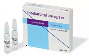 FENOBARBITAL 200 mg/ 2 ml x 5 SOL. INJ. 100 mg/ml ZENTIVA S.A - Vezi ...
