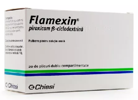 FLAMEXIN R x 20 PULB. PT. SOL. ORALA 20mg/plic CHIESI FARMACEUTICI ...