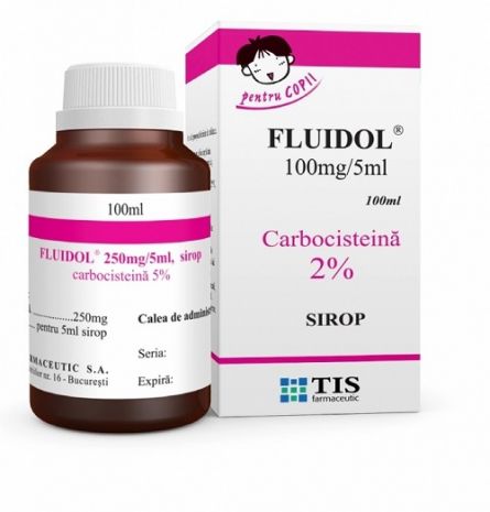 FLUIDOL 100mg/5ml x 1 SOL. ORALA 100mg/5ml TIS FARMACEUTIC SA - Vezi ...