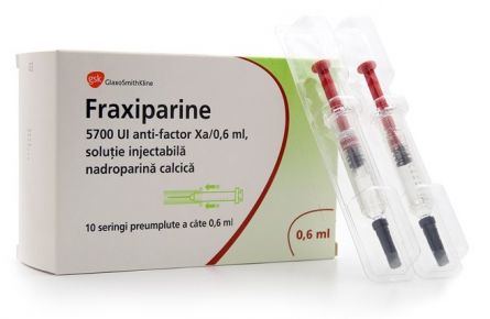 FRAXIPARINE 5700 UI anti factor Xa/0,6 ml x 10 SOL. INJ. 5700 ui AFXa/0 ...