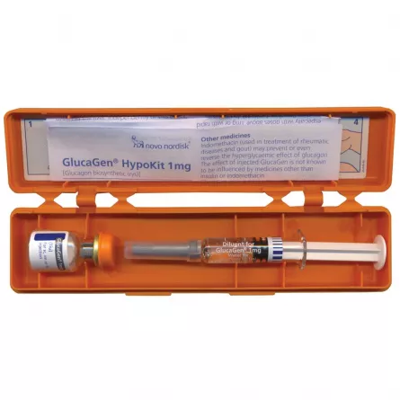 GLUCAGEN HYPOKIT 1 mg/ml X 1 - Vezi prospectul | Pfarma.ro