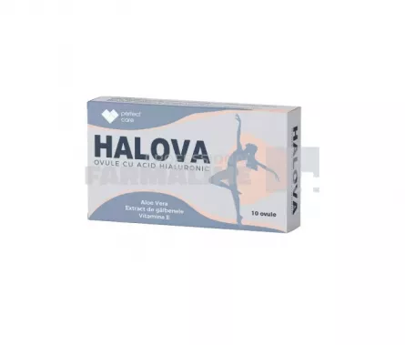 Halova Ovule cu acid hialuronic 10 ovule - la pret mic | Pfarma.ro