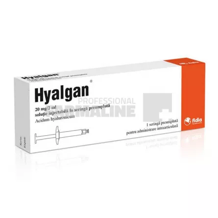 HYALGAN 20 mg/2 ml X 1 SOL. INJ. IN SERINGA PREUMPLUTA FIDIA ...