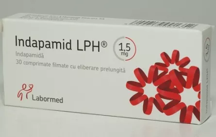 INDAPAMID LPH R 1,5 mg x 30 COMPR. ELIB. PREL. 1,5mg LABORMED PHARMA SA ...