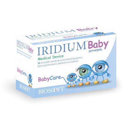 Iridium Baby Servetele sterile pentru igiena ochilor 28 bucati - la ...