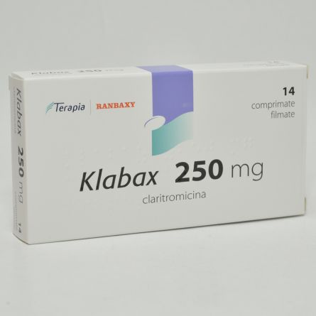 KLABAX 250 mg x 14 COMPR. FILM. 250mg TERAPIA SA - Vezi prospectul ...