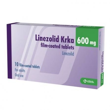 LINEZOLID KRKA 600 mg X 10 COMPR. FILM. 600mg KRKA, D.D., NOVO MES - Vezi prospectul | Pfarma.ro