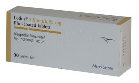 LODOZ 2,5mg/6,25mg x 30 COMPR. FILM. 2,5mg/6,25mg MERCK KGAA - Vezi ...