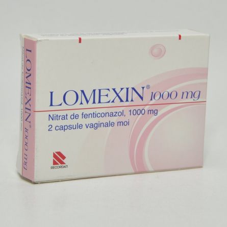 LOMEXIN 1000 mg x 2 CAPS. MOI VAG. 1000mg RECORDATI SPA - Vezi ...
