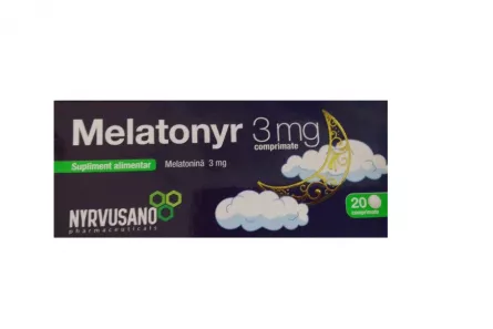 Melatonyr 20 comprimate - la pret mic | Pfarma.ro