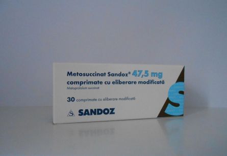 METOSUCCINAT SANDOZ 47,5 mg X 30 COMPR. ELIB. MODIF. 47,5mg HEXAL AG ...