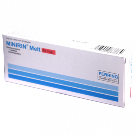 MINIRIN MELT 60 mcg x 30 LIOF. ORAL 60mcg FERRING GMBH - Vezi ...