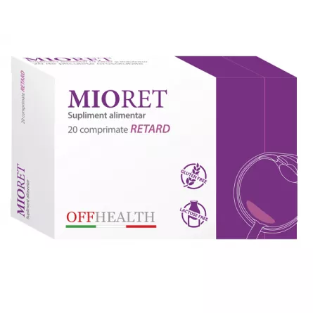Mioret retard 20 comprimate - la pret mic | Pfarma.ro