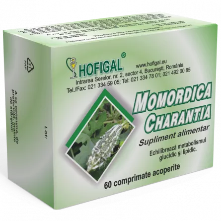 Momordica Charantia 60 comprimate - la pret mic | Pfarma.ro